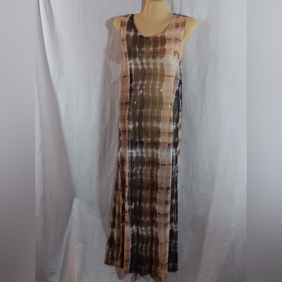 Beware | Dresses | Y2k Beware Womens Xl Sheer Mesh Long Maxi Dress ...